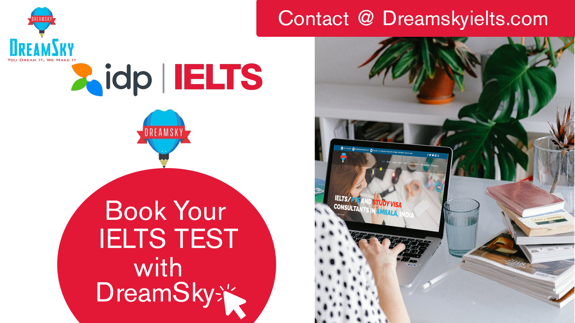 BOOK IELTS EXAM - dreamskyielts